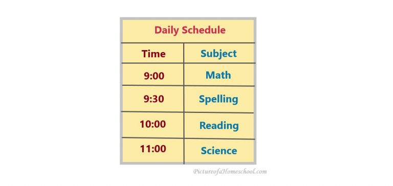 We're Using a Loop Schedule in our Homeschool - Picture of a Homeschool